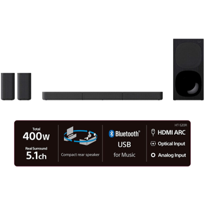 Bajaj Electronics - Sony HT-S20 5.1 Channel Dolby Digital Soundbar Home ...